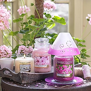 YANKEE CANDLE Vanilla Large Jar Candle, White