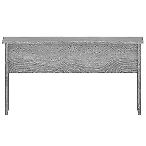 QJBSAVVA Coffee Table Gray Sonoma 31.5"x19.9"x16.3" Engineered Wood,Nightstand Industrial Tables Side Tables Sofa Table Suitable for Meeting Rooms, Reception Rooms, Offices