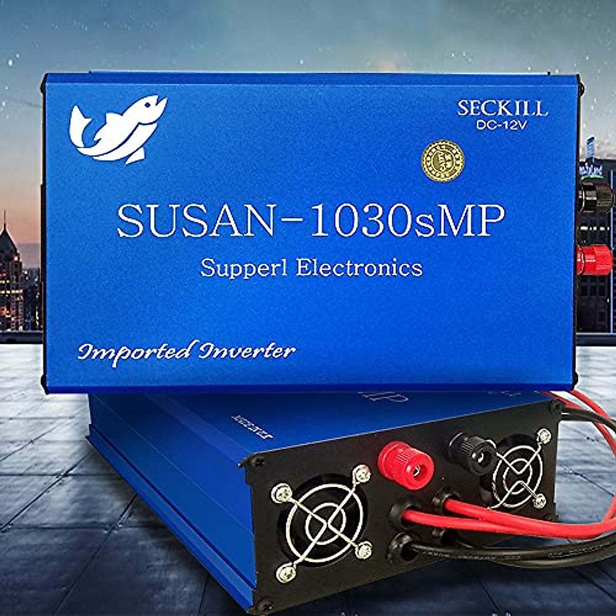 4000W Fish Beat Machine,12V 30A Adjustable Electro-Inverter High-Pressure Waterproof Susan 1030SMP Fish Stunner Electric Fish Shocker