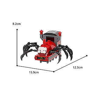 Charles The Train Building Blocks Set, Charles Models Toys, Monster Train Chasing You Building Block Toys for Boys and Girls Collection Display (262 Pcs)