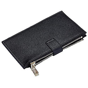 Travelambo Womens Multi Card Case Wallet & Front Pocket Minimalist Leather Slim Wallet