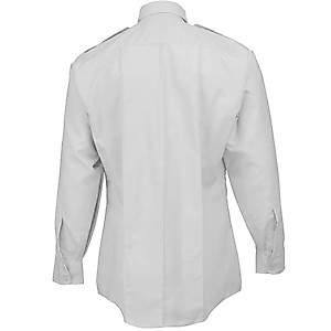 Elbeco Paragon Plus Ls Shirt, White - P877-16.5-35