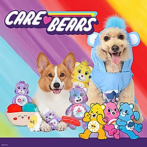 Care Bear for Pets Cheer Bear Dog Plush Squeaky Toy, 6' with Squeaker Inside and Crinkle Ears, Small, Collectible Dog Toys (FF19785)