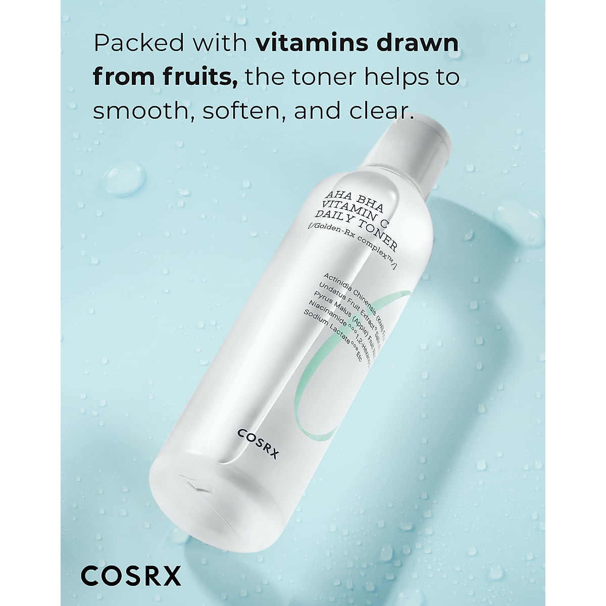 COSRX ABC Daily Toner, Korean Toner for Day & Night with AHA, BHA, & Vitamin C, Refreshing Exfoliating Toner for Clean Radiant Skin, Korean Skin Care, 150ml, 5.07 fl.oz