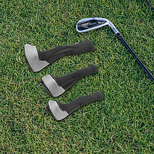 BESPORTBLE 3pcs Golf Club Cover Putter Cover Golfing Rod Head Cover Head Wraps for Men Golfing Equipment Golf Head Covers Golfing Club Covers Golfs Accessory Dome Cover Mesh Net