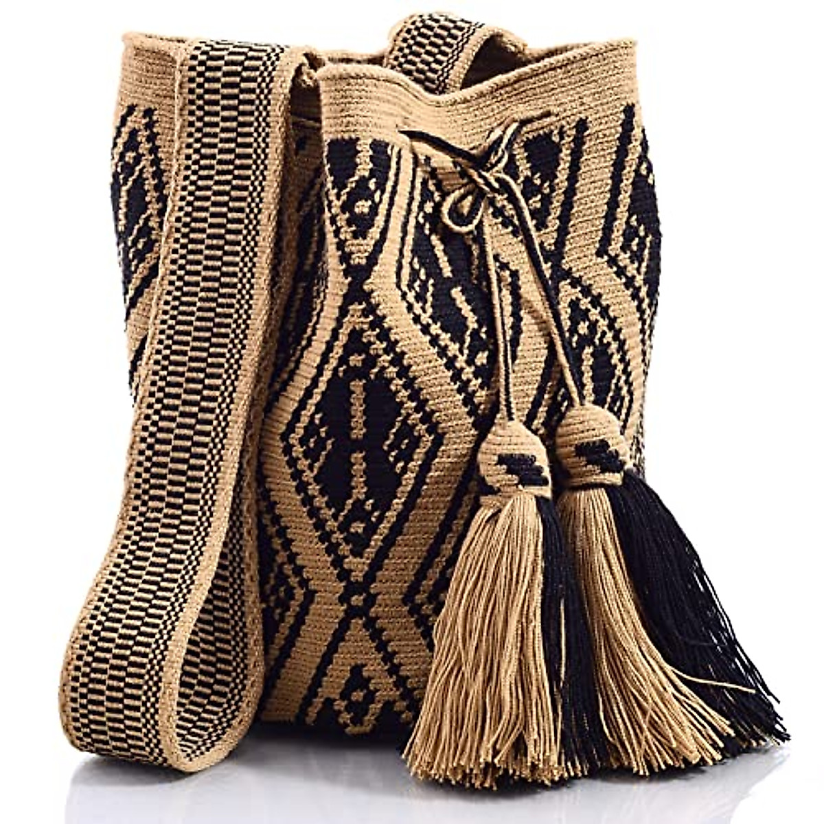 Wayuu Boho Chic Collection Designer Hand Woven Crocheted Tote Bag
