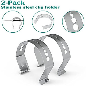 Meat Probe Kit for Masterbulit Gravity Series 560/800/1050 XL Digital Charcoal Grill and Smoker, Meat Probes with Clips and Gormmet 2-Pack