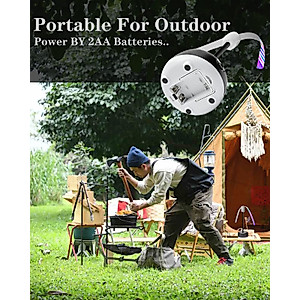 WFFOIFL Fly Fans for Tables, Adjustable Angle Battery-Powered Bug Fan, Purely Physical Fly Fan, Portable Table Fans for Flies（3pack）