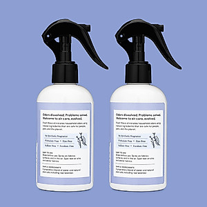 Fresh Wave Lavender Odor Eliminator Spray & Air Freshener, 8 oz. Pack of 2. Odor Absorbers for Home. Safer Odor Relief Natural Plant-Based For Furniture, Fabrics & Trash