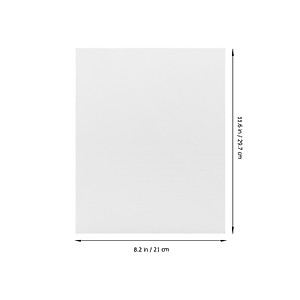 60 Sheets Self-adhesive Printing Paper Large Label Stickers Sticker Label Printer Paper Label Paper Decal Print Labels Stickers Adhesive Printable Paper Sticker Blank Labels