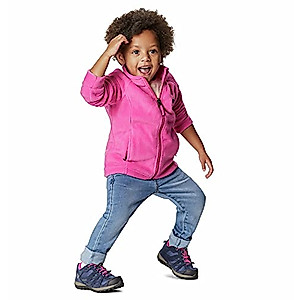 Columbia unisex-baby Benton Springs Fleece Jacket, Pink Ice, 12-18 Months