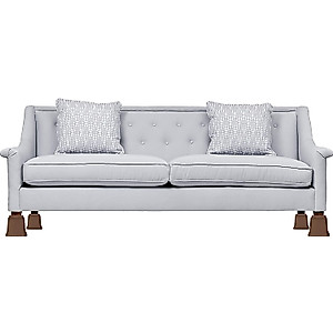 Utopia Bedding Adjustable Bed Furniture Risers - Elevation in Heights 3, 5 or 8 Inch Heavy Duty Risers for Beds and Under Bed Storage - Supports up to 1,300 lbs - (Set of 4 Riser, Brown)