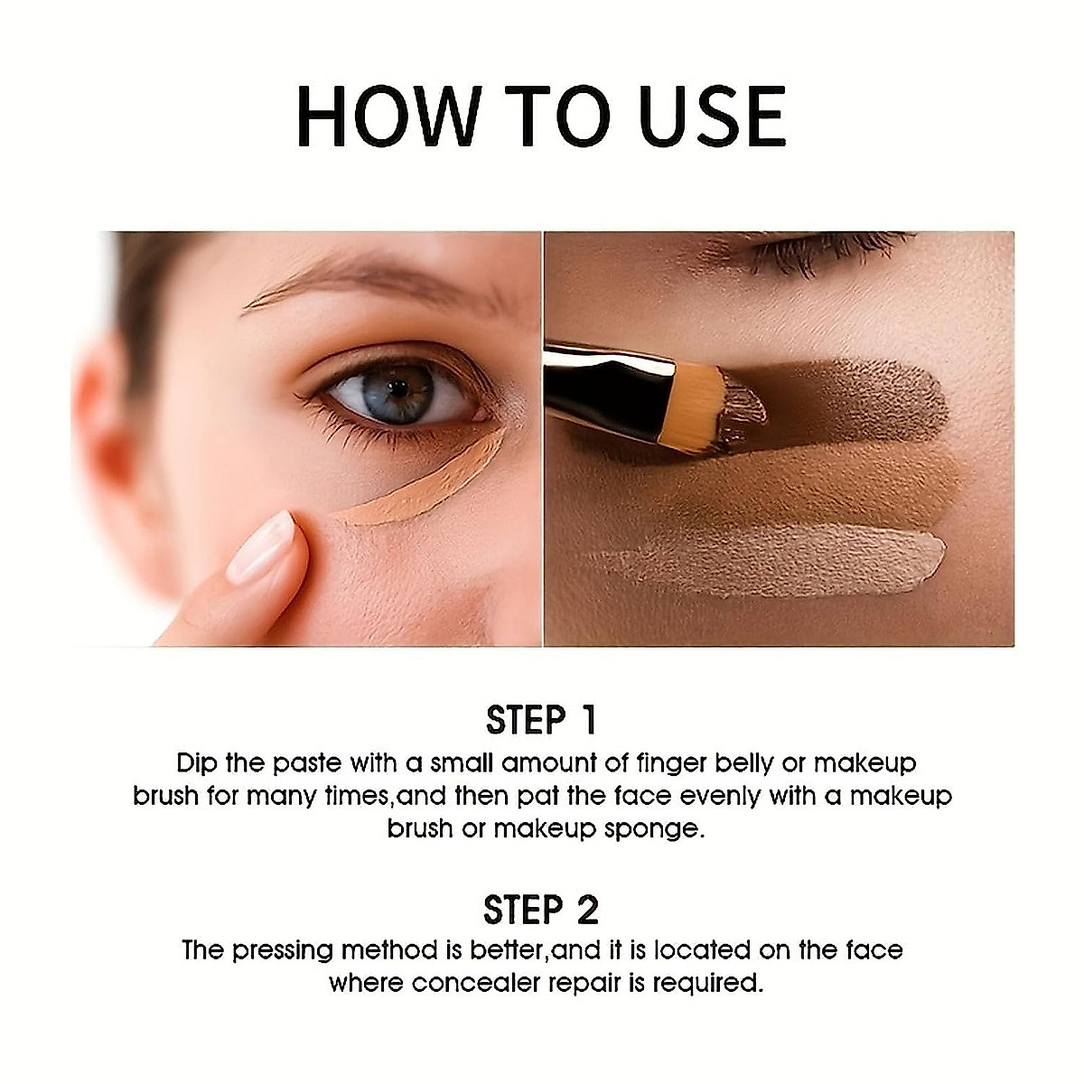 Carla Secret Makeup, Carla Secret Concealer Palette, Carla Secret Makeup Pallet, 12 Color Concealer Foundation Palette with Concealer Brush, Long-Wearing Coverage Makeup Palette (#01)