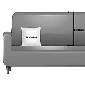 Ambesonne Art Nouveau Throw Pillow Cushion Case Pack of 4, Floral Border with Tropical Pineapple Fruits Leaves Retro Style Swirls, Modern Accent Double-Sided Digital Printing, 20", Sepia Sage Green