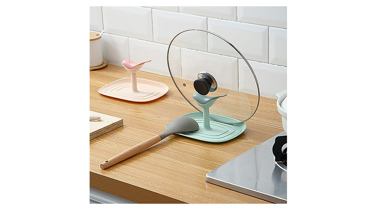 JHZDX Bird-Shaped Spoon Rest: Multifunctional Kitchen Holder