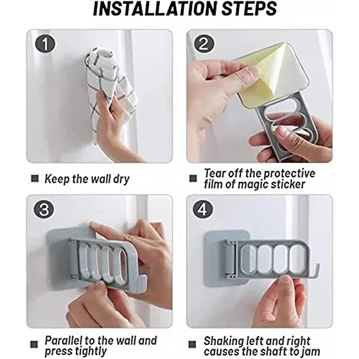 Géneric Drying Racks for Laundry Foldable, No Hole Punching No Trace Installation, Laundry Drying Rack Wall Mount, Hanging Storage Rack for Balcony, Mudroom, Bedroom (Size : PABS-2PCS)