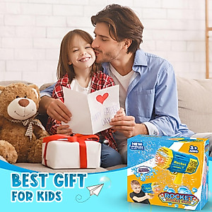 Bubble Machine 2 Pack Mini Bubble Gun for Toddlers, Bubble Maker Blower Toys with Lights,4000+ Bubbles Per Minute for Boys Girls Toddlers Outdoor Indoor Birthday Wedding Party (blue pink)