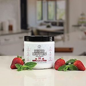 Vitomni Mind Moves - Nootropic Brainy Berry | 30 Servings | Creativity, Focus and Energy with Lion’s Mane, Alpha-GPC, KSM-66