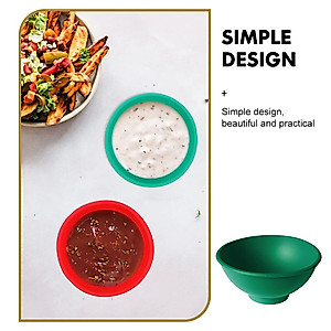 DOITOOL Gift Containers 4pcs Mini Silicone Pinch Bowls Prep and Serve Bowls Multicolor Reusable Snack Dish Condiment Bowls for Sauce Nuts Candy Fruits Appetizer Condiment Containers