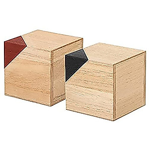 Japanese Tea and Coffee Canister, Airtight and Naturally Dehumidifying, Handmade by Craftsman from Kiri Wood (Japanese Paulownia)