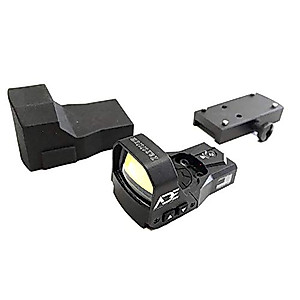 ADE Zantitium RD3-015 Red Dot Sight + Rear Sight Optic Mounting Plate/Adapter for All Glock (Non-MOS,Non-Aftermarket Slide) Standard, Canik TP9SF and Taurus GX4/G3C/G3 with Factory Steel Sight Pistol