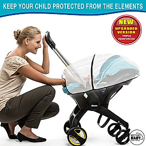 Universal Baby Weather Car Seat Rain Cover Waterproof, Protect from Snow Dust