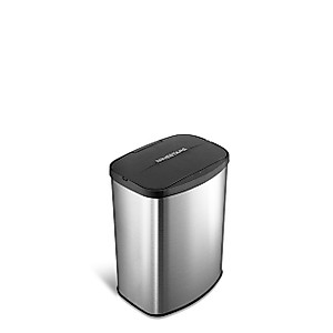 Nine Stars DZT-8-1c Infrared Touchless Stainless Steel Trashcan