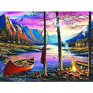 SUNSOUT INC Cabin Homecoming 500 pc Jigsaw Puzzle