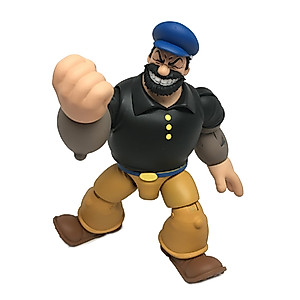Boss Fight Studio Bluto Popeye The Sailor Man Classics Wave 1 Collectible Action Figure – Highly Articulated Figurine with Accessories Including Alternate Hands and Removable Hat - 1:12