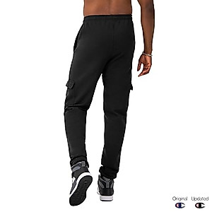 Champion Men's Cargo Joggers, Powerblend, Fleece Midweight Men's Joggers (Reg. or Big & Tall)
