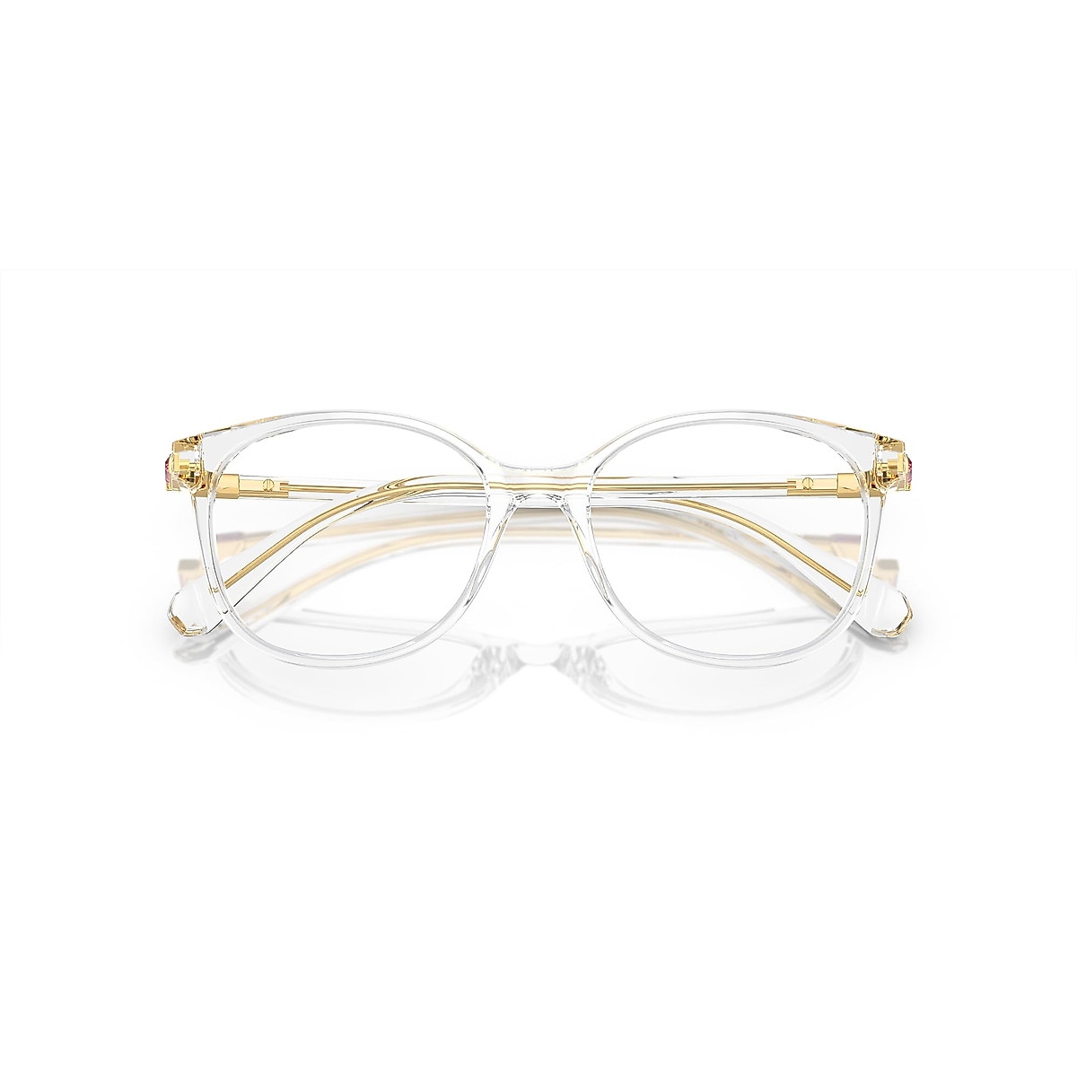 SWAROVSKI SK2002 Prescription Eyewear Frames, Transparent/Demo Lens, 51 mm