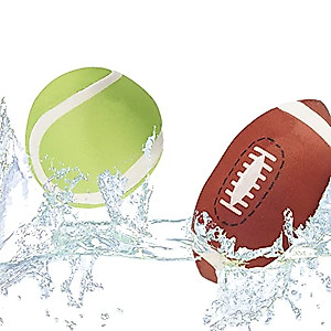 Water Bomb Splash Balls - 3" Sport Style Pool Balls for Swimming Pool, Water Absorbent Beach Toys for Kids -Great Pool Toys for Summer Fun and Outdoor Play