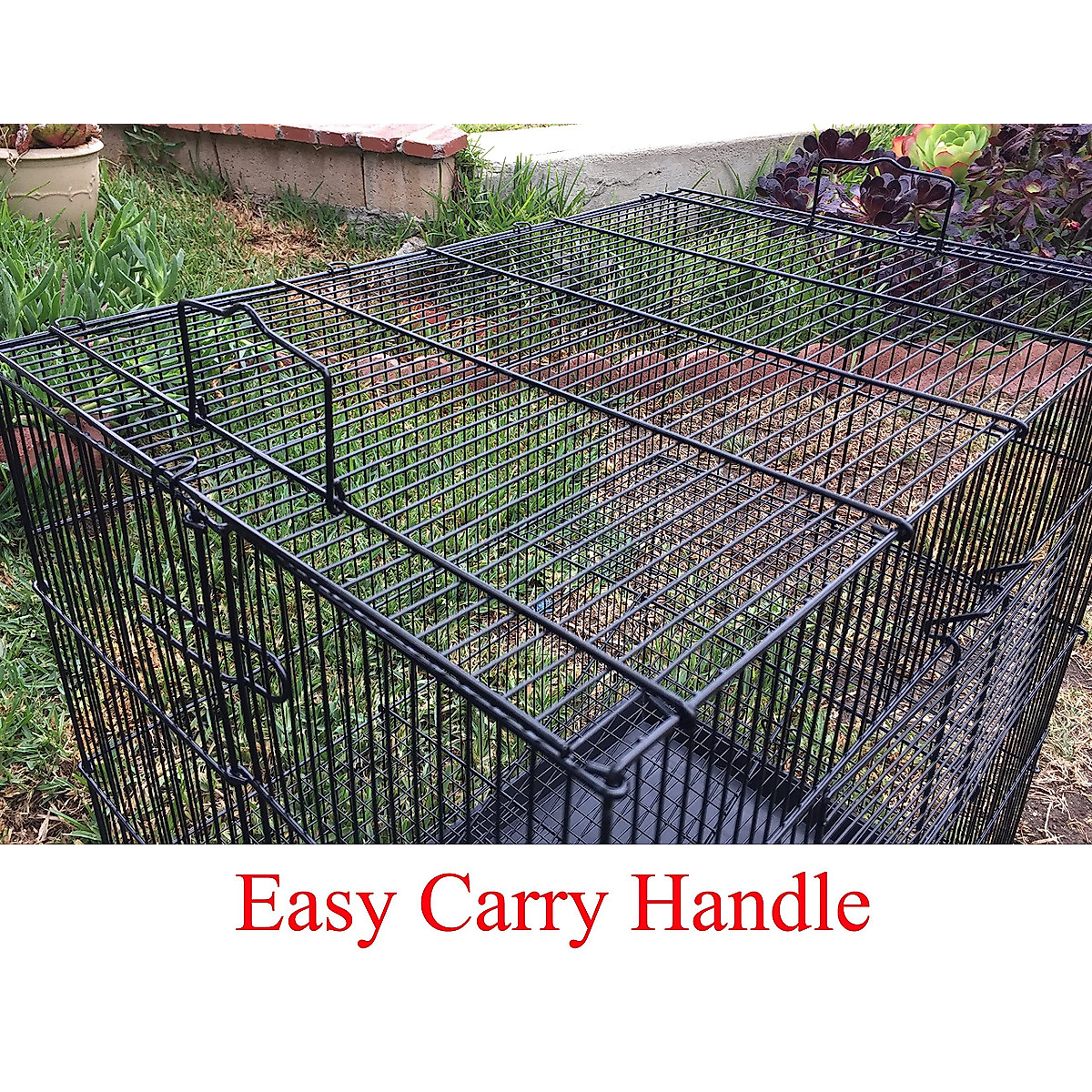 Large 30" Lx18 Wx24 H First Home Multi-Level Habitat Rat Mouse Guinea Pig Chew Free Metal Cage for Exotics Small Animal Critters