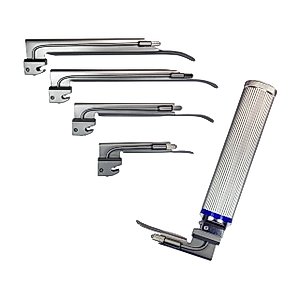 Warp United Veterinary SMT-II Laryngoscope Set with 5 Blades 75-210 mm for Animals