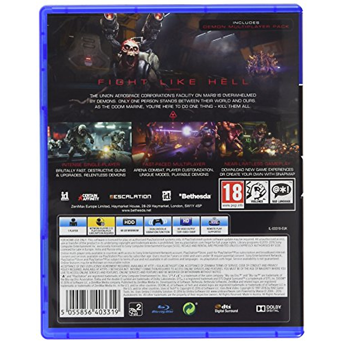 Doom - PlayStation 4 (Imported Version)