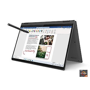 Lenovo Flex 5 14" FHD IPS Touchscreen Premium 2-in-1 Laptop, AMD 4th Gen Ryzen 5 4500U, 16GB RAM, 512GB PCIe SSD, Backlit Keyboard, Fingerprint Reader, Digital Pen Included, Windows 10