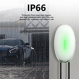 Teskee EV Charger Level 2 Home Smart EV Charging Station for All Electric Vehicles & Plug-in Hybrid Cars Outdoors and Indoors Use Max 9.6kW 40Amps 20-Foot Cable NEMA 14-50