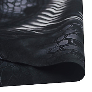 Obacle Motorcycle Face Mask Sun Dust Wind Protection Tube Mask Seamless Bandana Face Mask for Men Women Bike Riding Cycling Biker Fishing Outdoor Festival (White Teeth Black Mask)