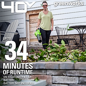 Greenworks 40V Axial Blower (120 MPH / 450 CFM), Tool Only