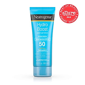 Neutrogena Hydro Boost Spf50 Water Gel 3 Oz. (2 Pack)