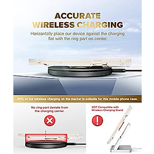 GVIEWIN Case Compatible with iPhone 14 Pro Max 6.7 Inch 2022, Built-in 360°Rotatable Ring Stand, Slim Marble Phone Holder Hard Durable Shockproof Protective Kickstand Cover Case(White/Gold)