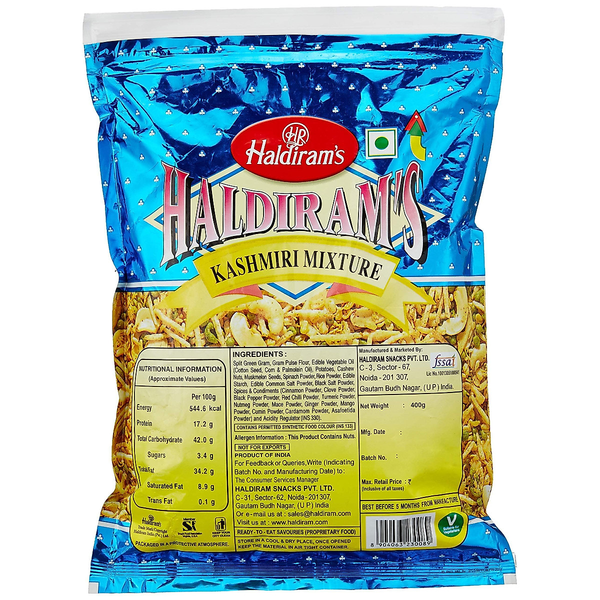 Haldirams Kashmiri Mixture - 14.12 Ounce,, ()