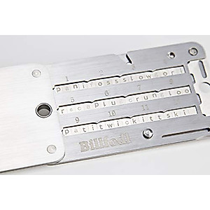 Billfodl [Bundle] Ledger Nano S Plus Hardware Wallet for Seed Words Backup | The Best Crypto Wallet + Cold Wallet for Crypto Compatible with BIP39 Wallets. Store Bitcoin, Ethereum, NFTs and more