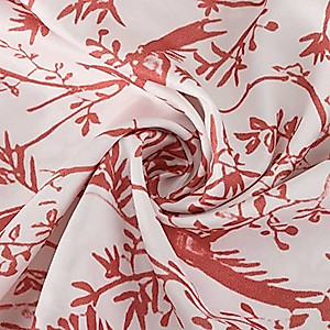 Oggfader Women's 2 Piece Outfit Baggy Wrap V Neck Crop Top 2023 Summer Floral Elastic Waist Pants Short Sleeve Tank Tops