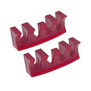 CUCUDAI 2pcs Badminton Stringing Machine Tool Racket Load Spreader Adapter Universal Protector Attachment-Red