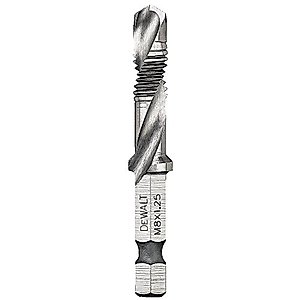 DEWALT DWADTQTR8MM125 Impact Ready 8mm x 1.25 1/4" Capacity