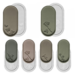 6 Set Tray Silicone Resin Mold Oval Flower Butterfly Shaped Epoxy Silicone Casting Plaster Mold Concrete Clay Tray for Cup Fruit Candy Vase Storage Holder, 3D DIY Display Decor Crafts