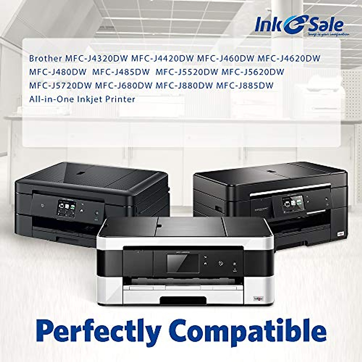 INK E-SALE Compatible LC203 LC201 Ink Cartridge Replacement for Brother LC203 XL LC201 XL for MFC-J460DW MFC-J480DW MFC-J680DW MFC-J880DW MFC-J4320DW MFC-J4420DW MFC-J4620DW MFC-J5620DW 10 Packs