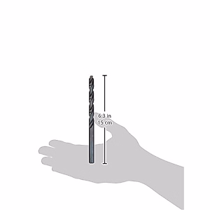 Irwin Drill 3/8 A6 6" 135' BLK OX CARDED