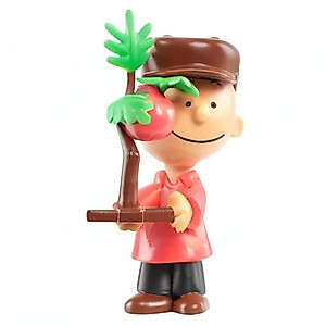 Peanuts 3-Piece Figure Set, Includes Characters Snoopy with Woodstock, Charlie Brown with Tree, and Sally with Present, Kids Toys for Ages 3 Up by Just Play